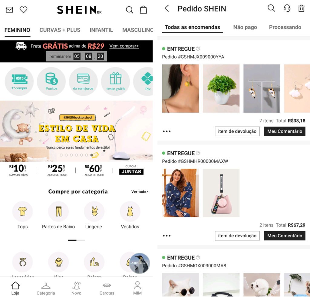 Como comprar na SHEIN Brasil | Quase Mineira